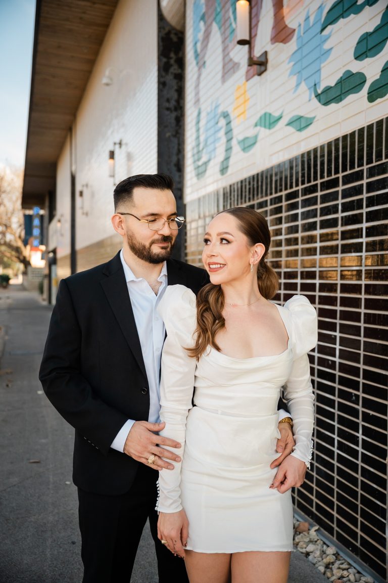 Engagement Session at South Congress Hotel - Carlos + Mia - Caitlin ...